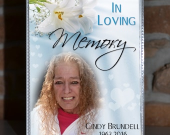 In Loving Memory Photo Album Memorial Visitation Customize | Etsy