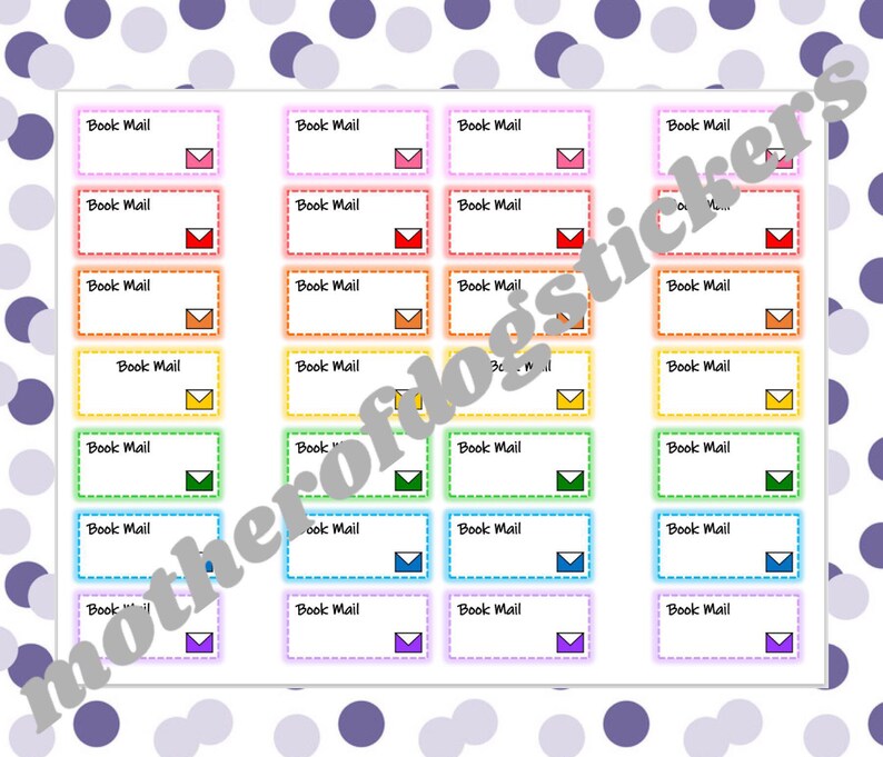 Book Mail *printable* - Etsy