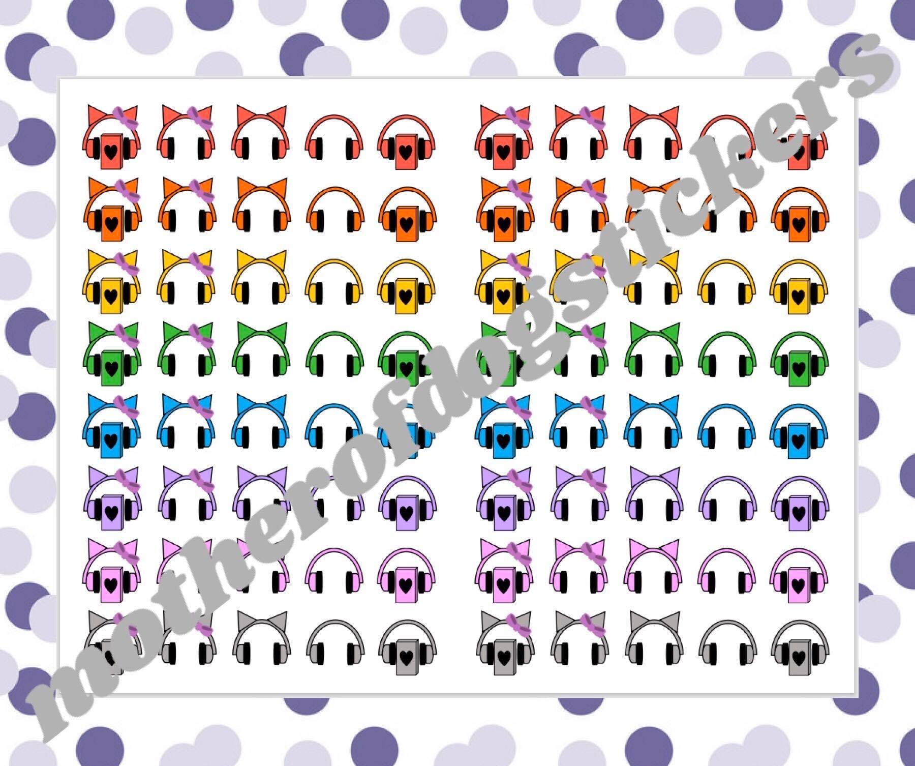 Audio Stickers *printable* - Etsy