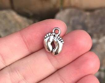 Baby feet charm | Etsy