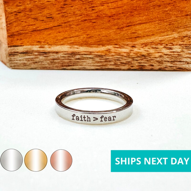 Faith Ring - Etsy