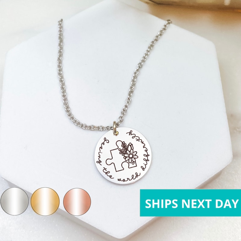 Autism Necklace - Etsy