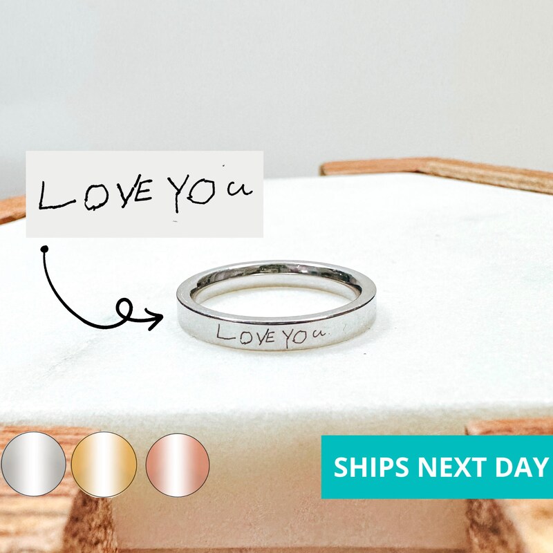 Engraved Ring - Etsy