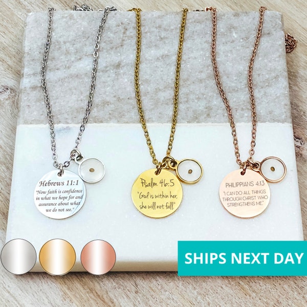 Bible Verse Jewelry - Etsy