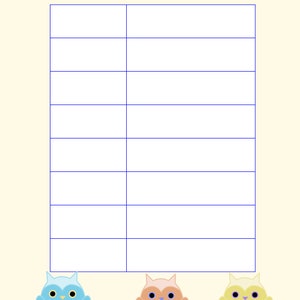 Printable Homeschool Lesson Planner, Owl Lesson Planner, Elementary ...