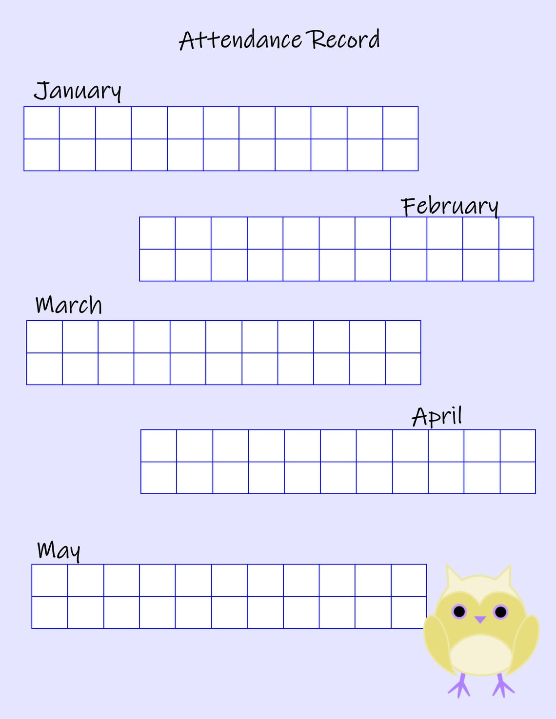 Printable Homeschool Lesson Planner Owl Lesson Planner | Etsy