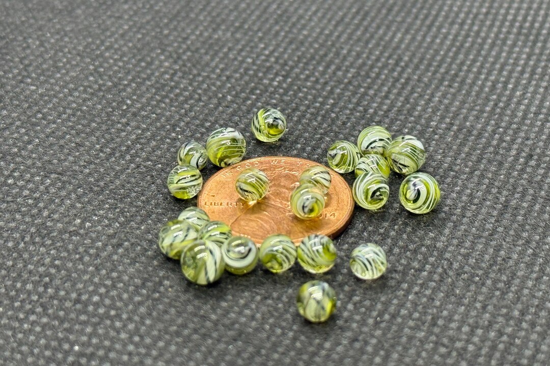 UV Champagne Mini Micro Marbles Handmade | Will Stuckenberg - Etsy