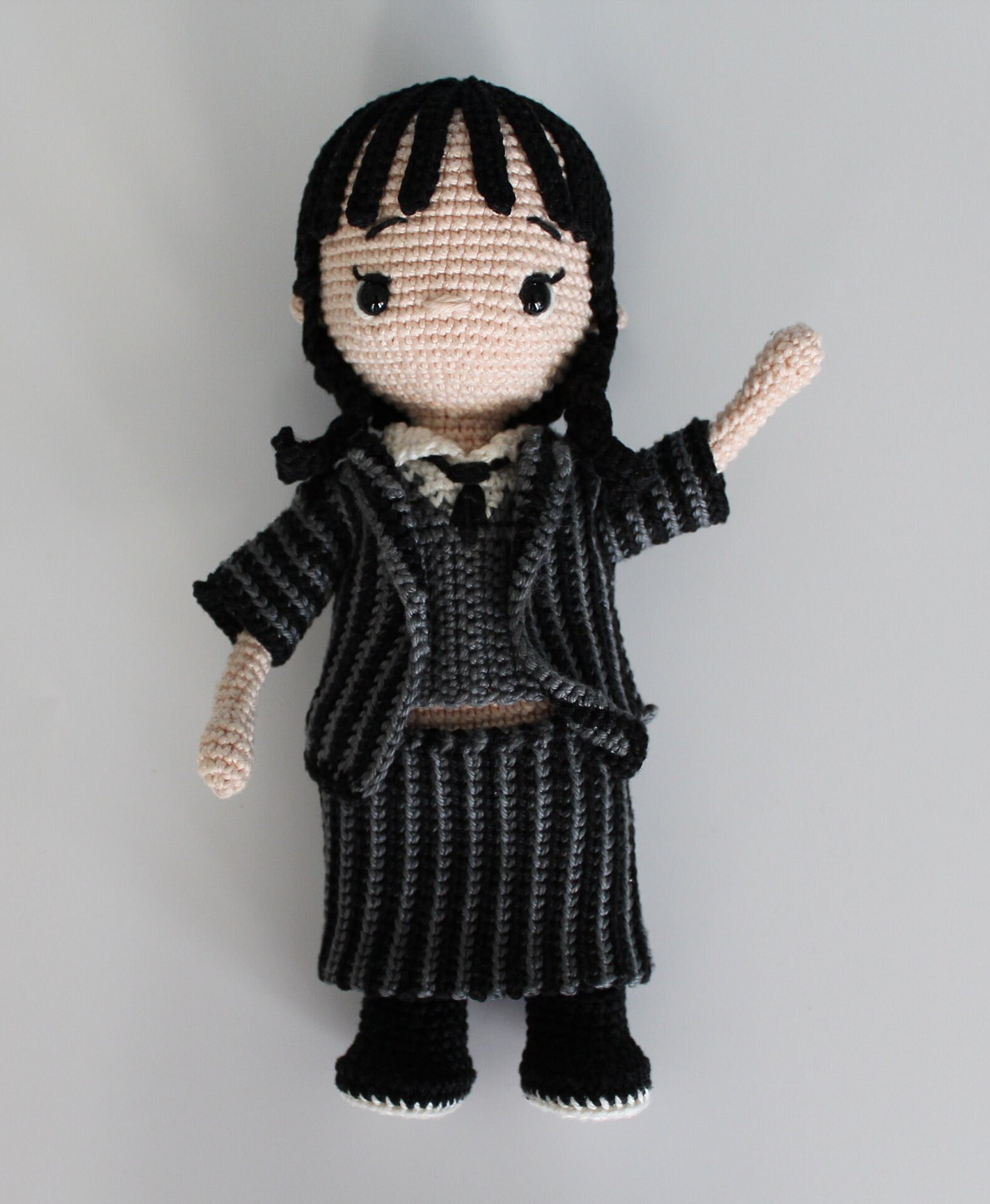 Crochet Pattern Wednesday, Amigurumi Pattern, + School Uniform ...