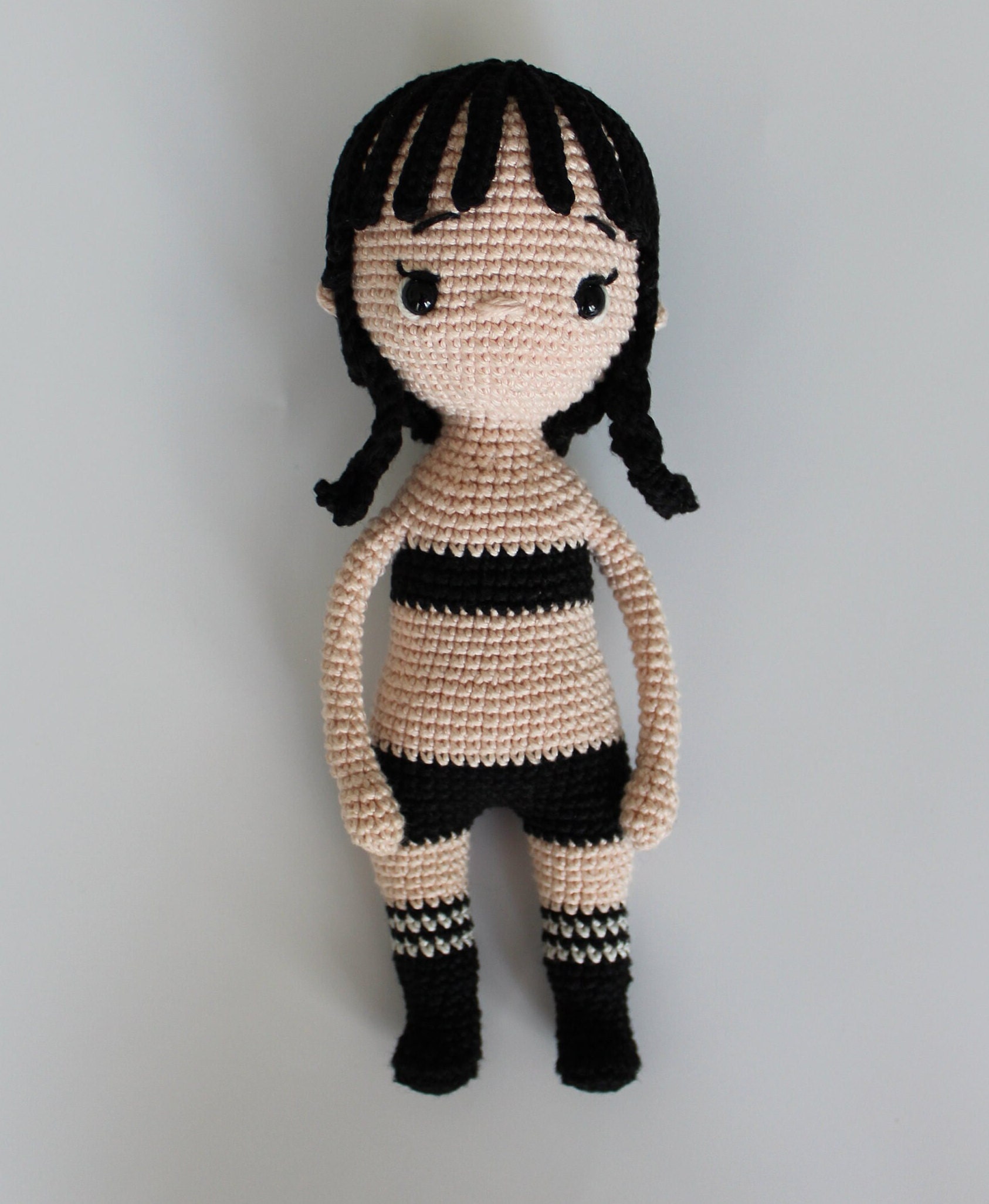 Crochet Pattern Wednesday, Amigurumi Pattern, + School Uniform ...