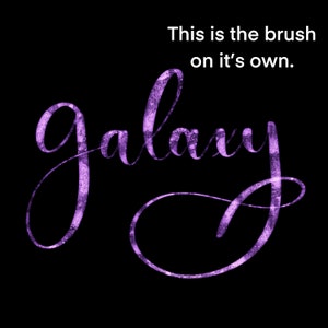 Procreate Brush / Galaxy Brush / Calligraphy Brush / Lettering - Etsy