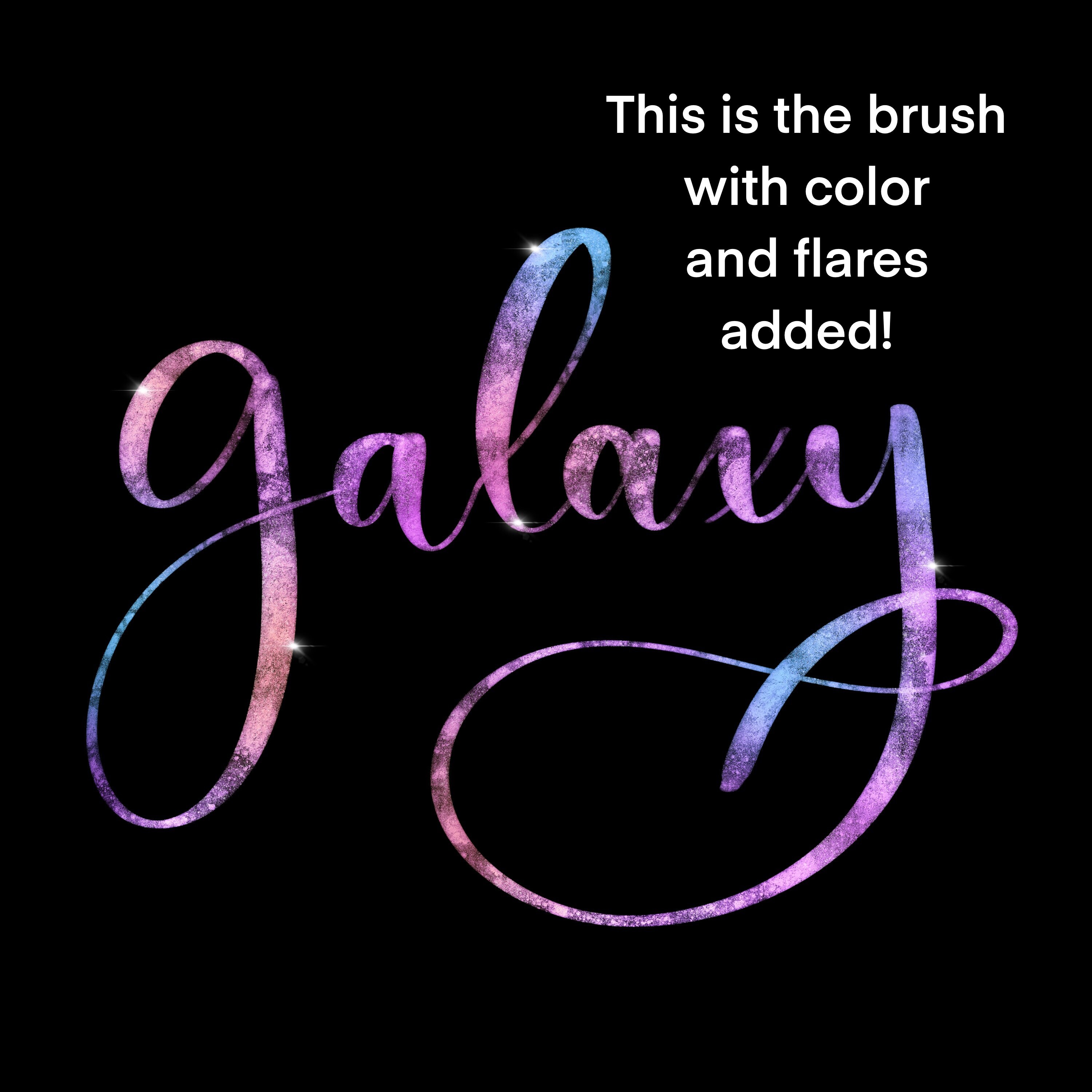 Procreate Brush / Galaxy Brush / Calligraphy Brush / Lettering | Etsy