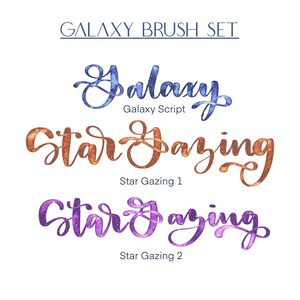 Procreate Brush / Galaxy Brush / Calligraphy Brush / Lettering - Etsy