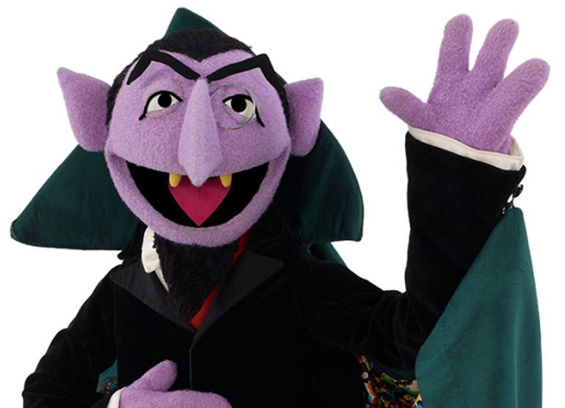COUNT VON COUNT Sesame Street Instant Download Digital | Etsy