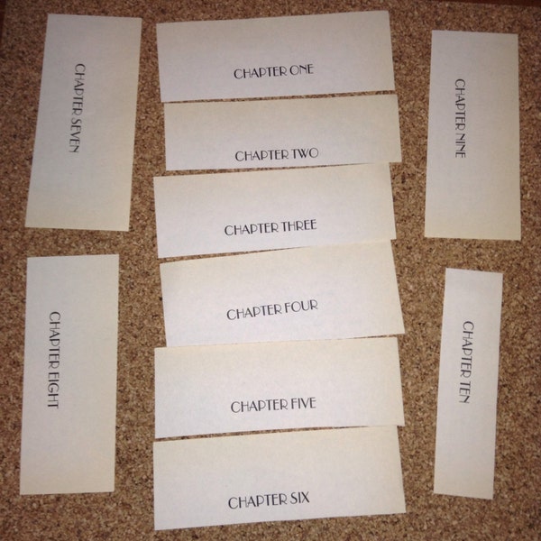 Chapter Headings Art - Etsy