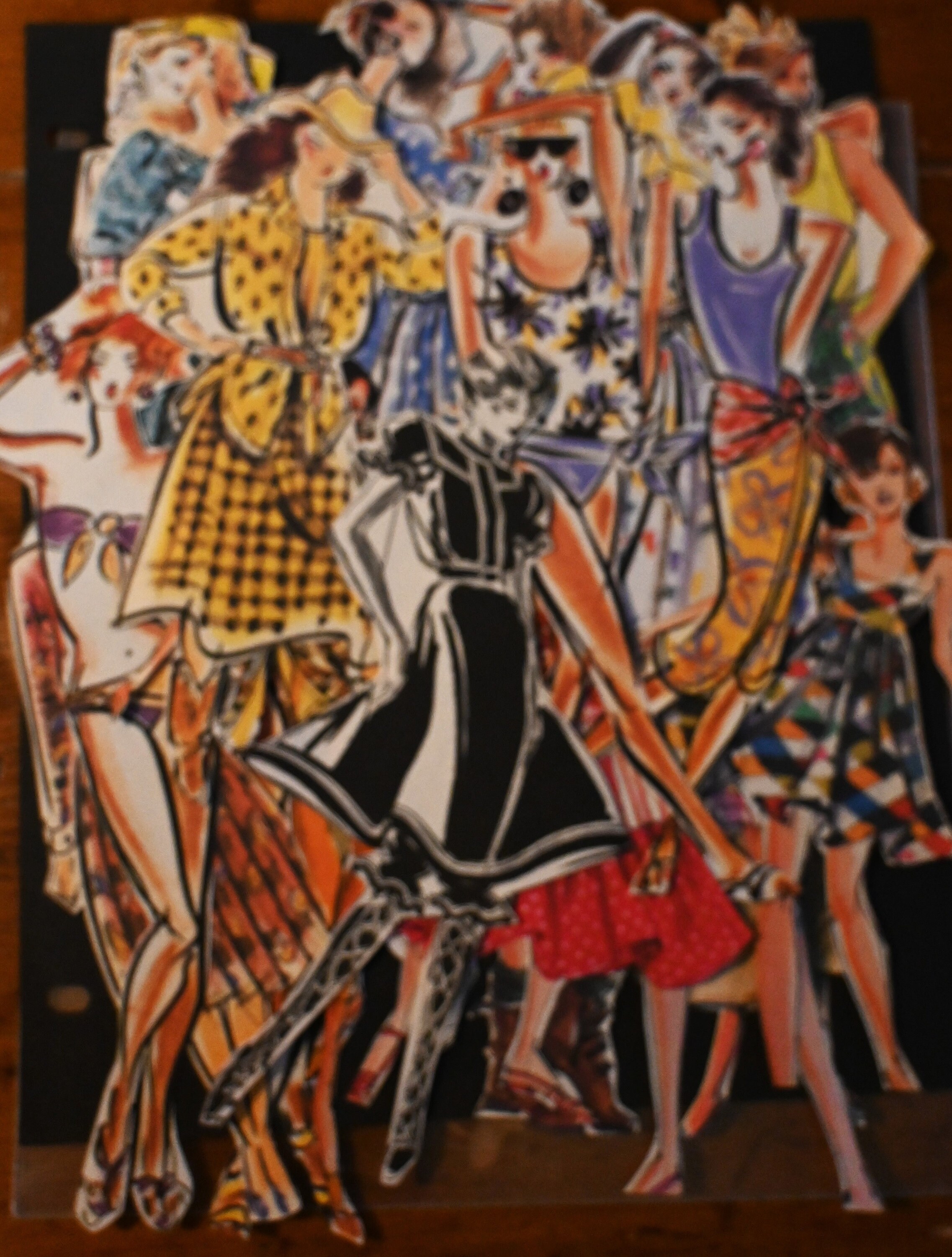 25 "paper Doll" Cut Out Figures, Retro Figures With a Youthful Vibe ...