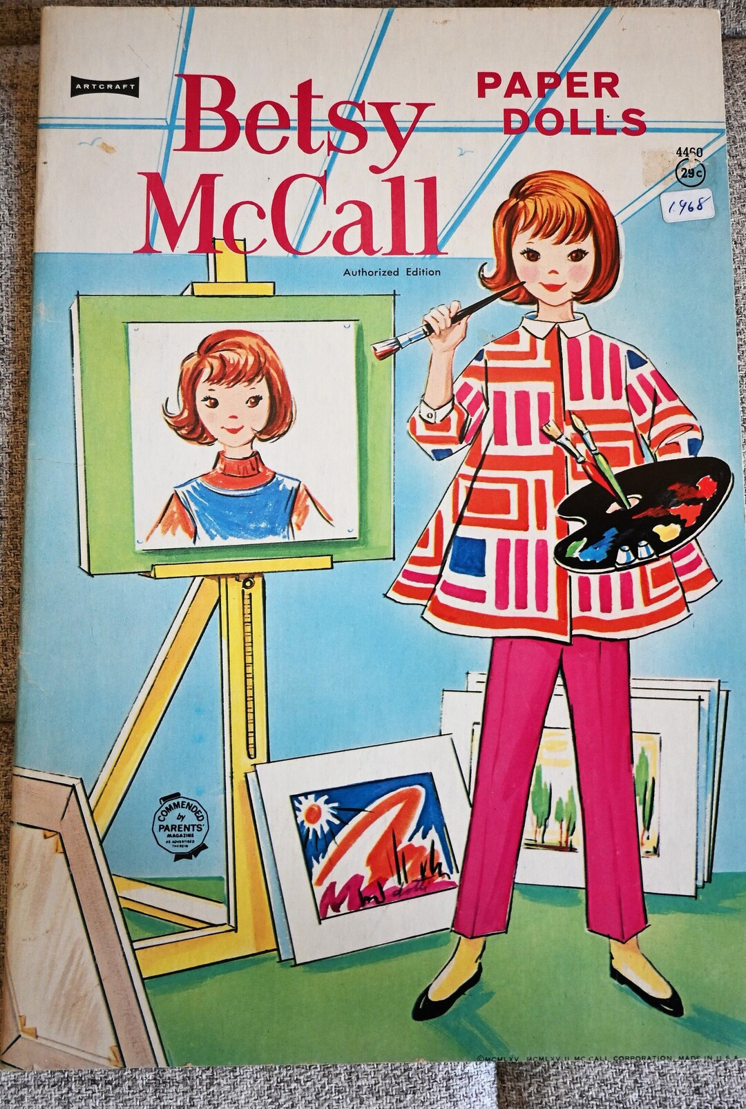 1968 Betsy Mccall Paper Doll Book - Uncut - Etsy