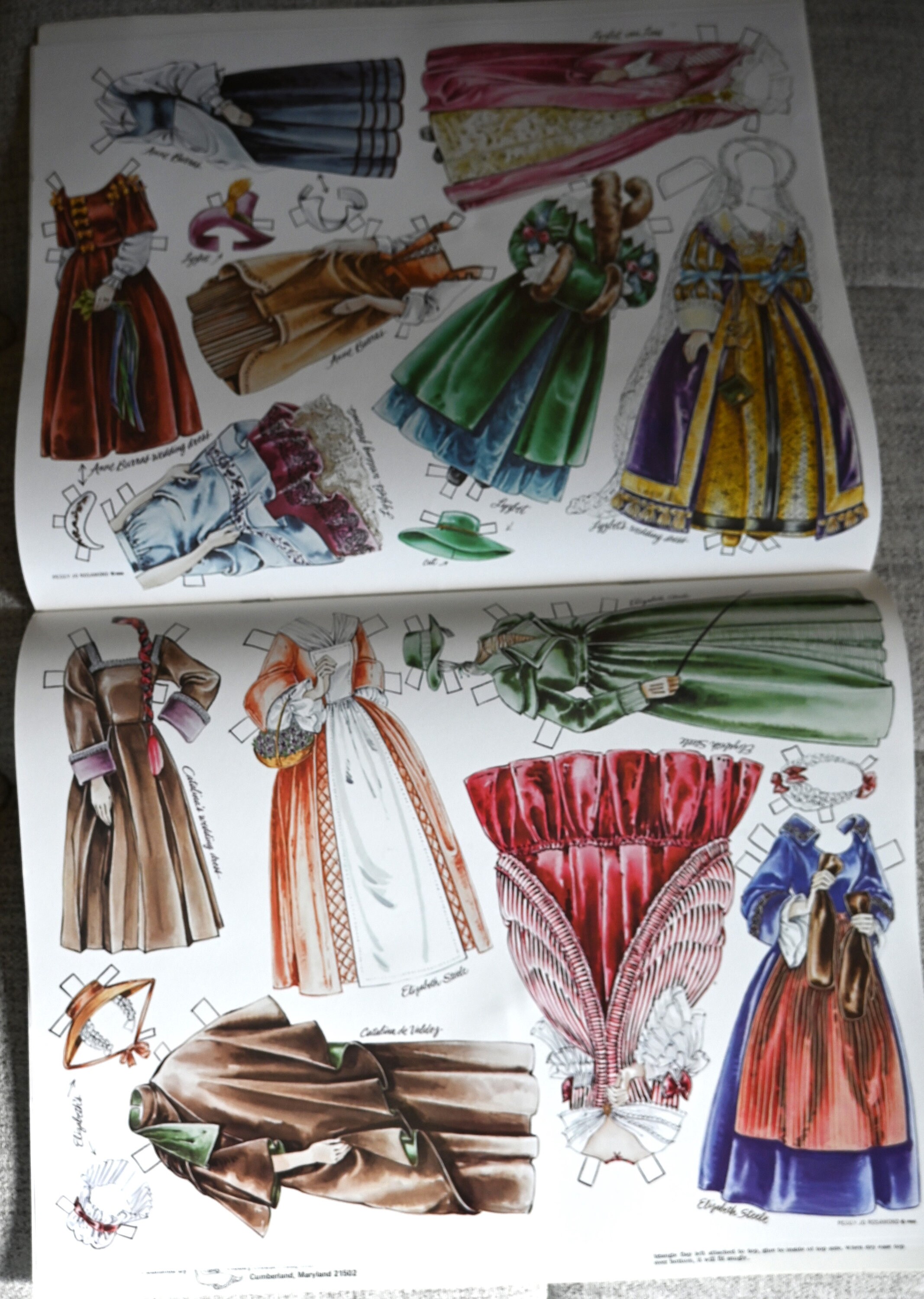 1980 Paper Dolls American Colonial Brides - Uncut - Etsy