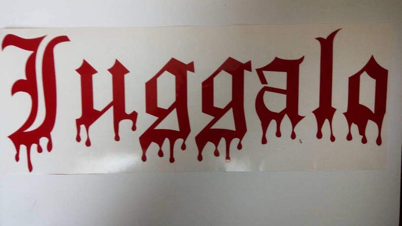 Juggalo 12 vinyl decal | Etsy