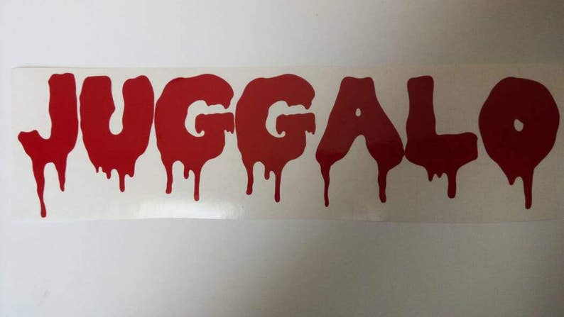 Juggalo 12 vinyl decal | Etsy