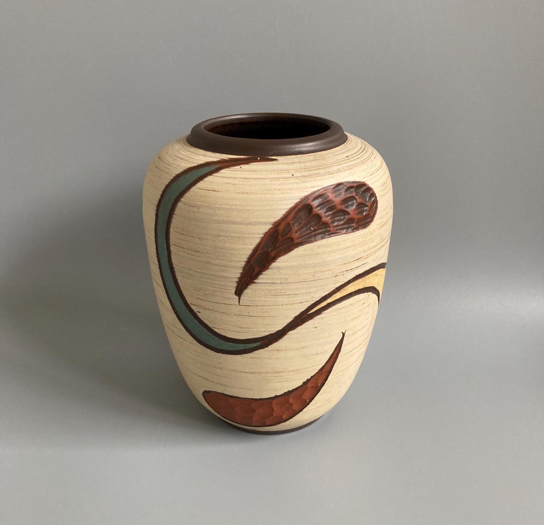 Vintage West German Pottery Sawa Keramik Vase 239-15 Height 15cm / 6 ...