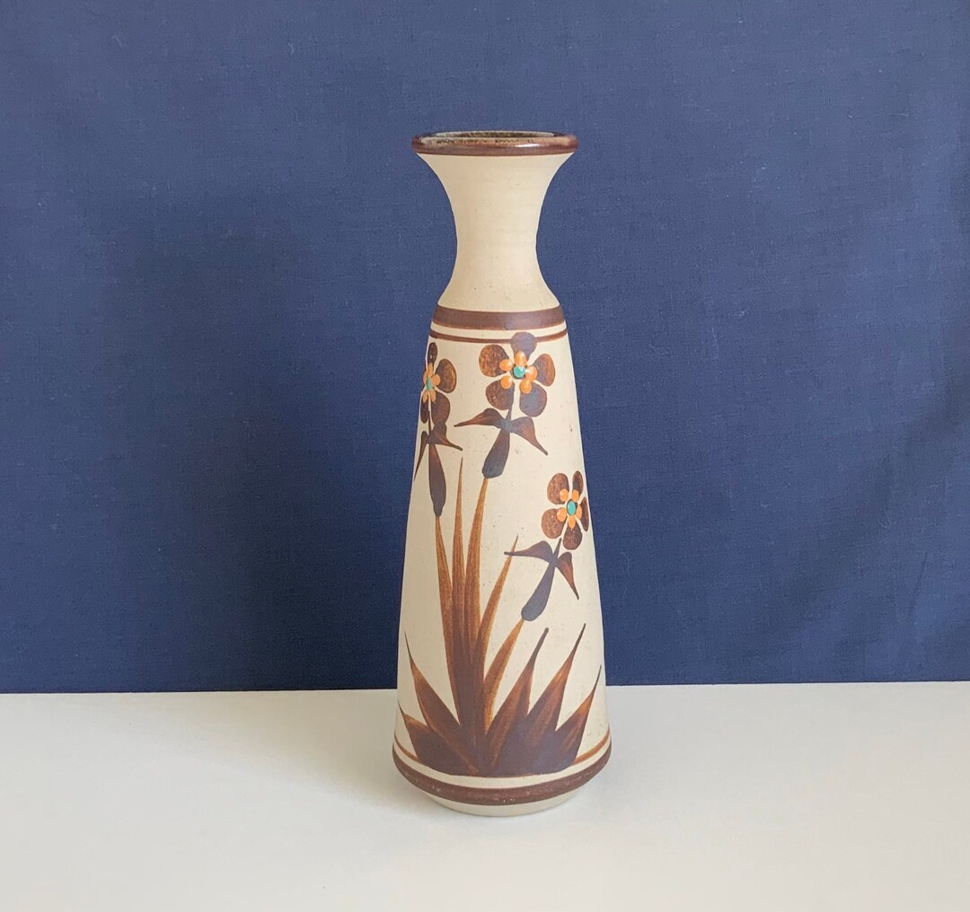 Glyn Ward Birkenhead Studio Art Pottery Stoneware Vase Single Stem ...
