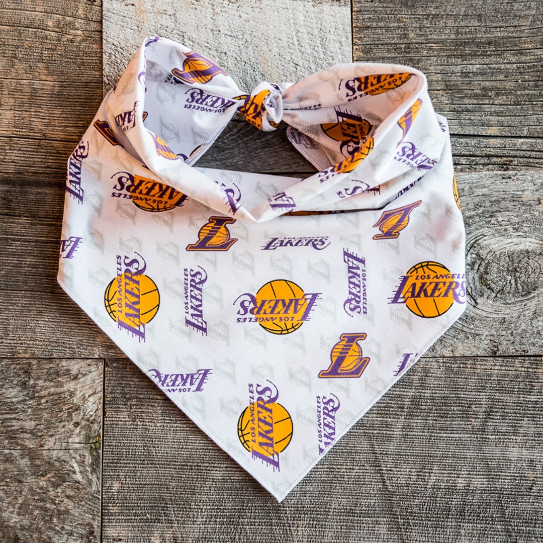 Lakers Dog Bandana - Etsy