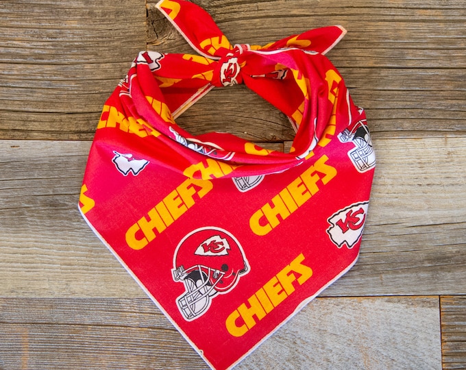 Kansas City Chiefs Football Dog Bandana - Etsy