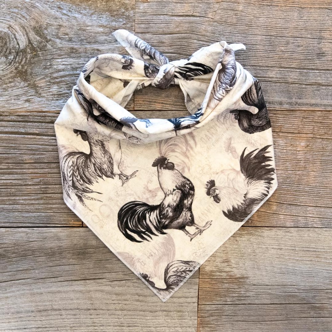 Rooster Proud Dog Bandana - Etsy