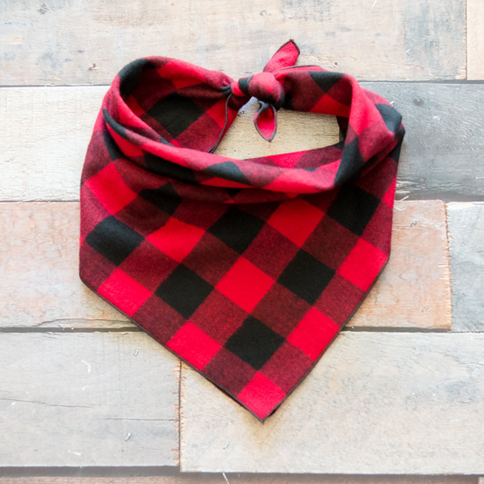 Red Lumberjack Bandana Red Buffalo Plaid Red Plaid Flannel - Etsy