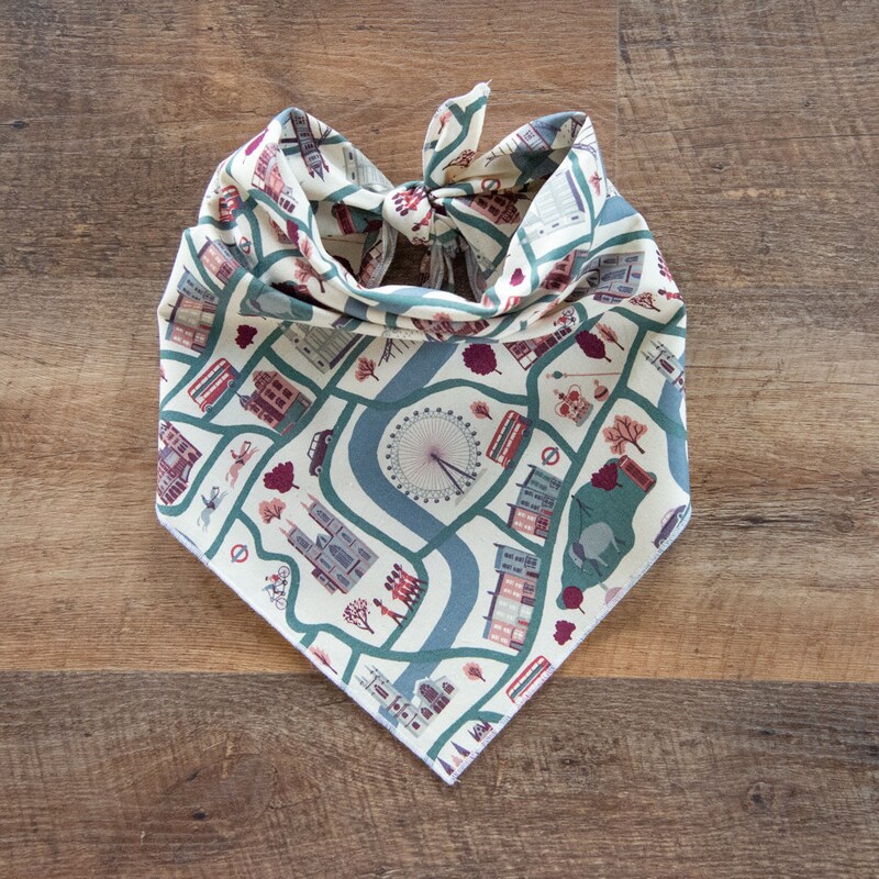 Map Bandana - Etsy