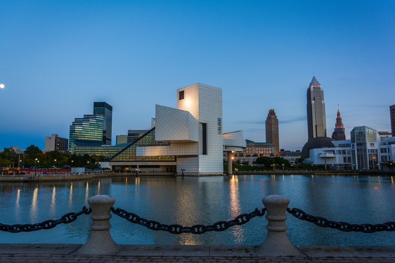 Cleveland Skyline From Voinovich Park - Etsy