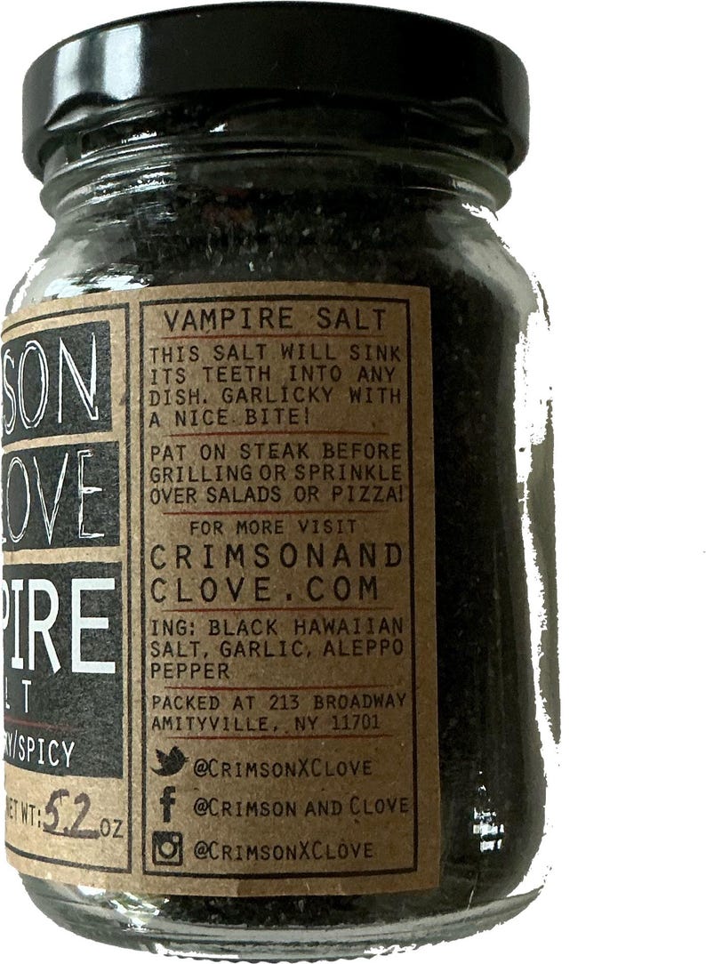 Vampire Salt by Crimson and Clove (5.2 Oz) - Etsy