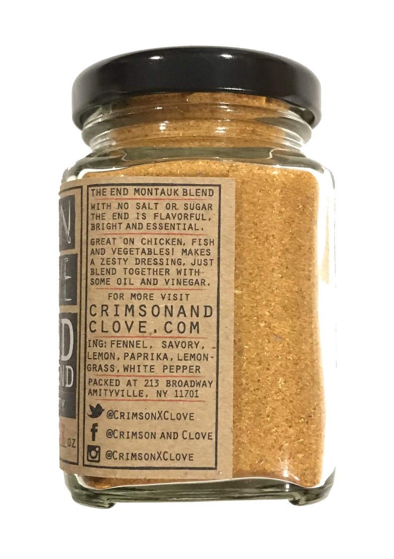 The End Montauk Blend for Chicken, Fish and Vegetables by Crimson and ...