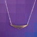 Bronze Triangle Necklace, Bronze Triangle Cut Out - Etsy