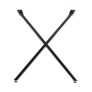 SET of 2 Modern Industrial X Table Legs 28HX24W Inches Self - Etsy