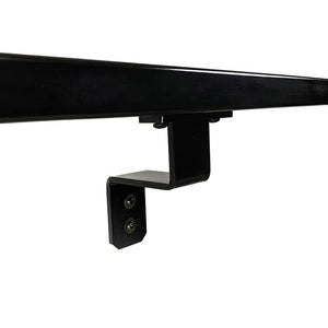 Rustic Farmhouse Handrail Brackets Set of Two Black Powder Coated ...