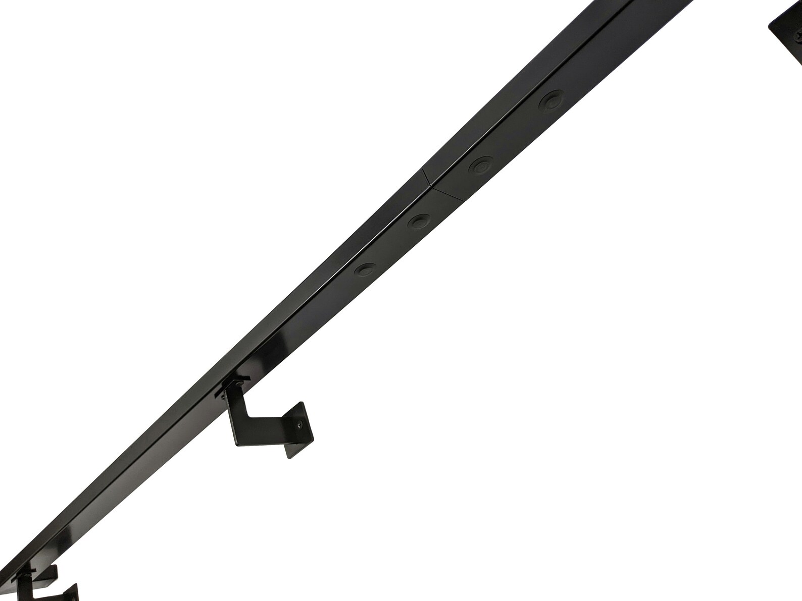 Urban Contemporary Aluminum Complete Handrail Grab Bar Set, Brackets ...