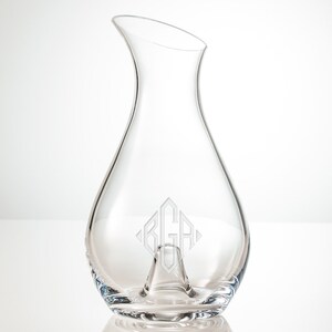 Personalized Engraved Wine Decanter - 46oz Custom Monogrammed Crystal ...