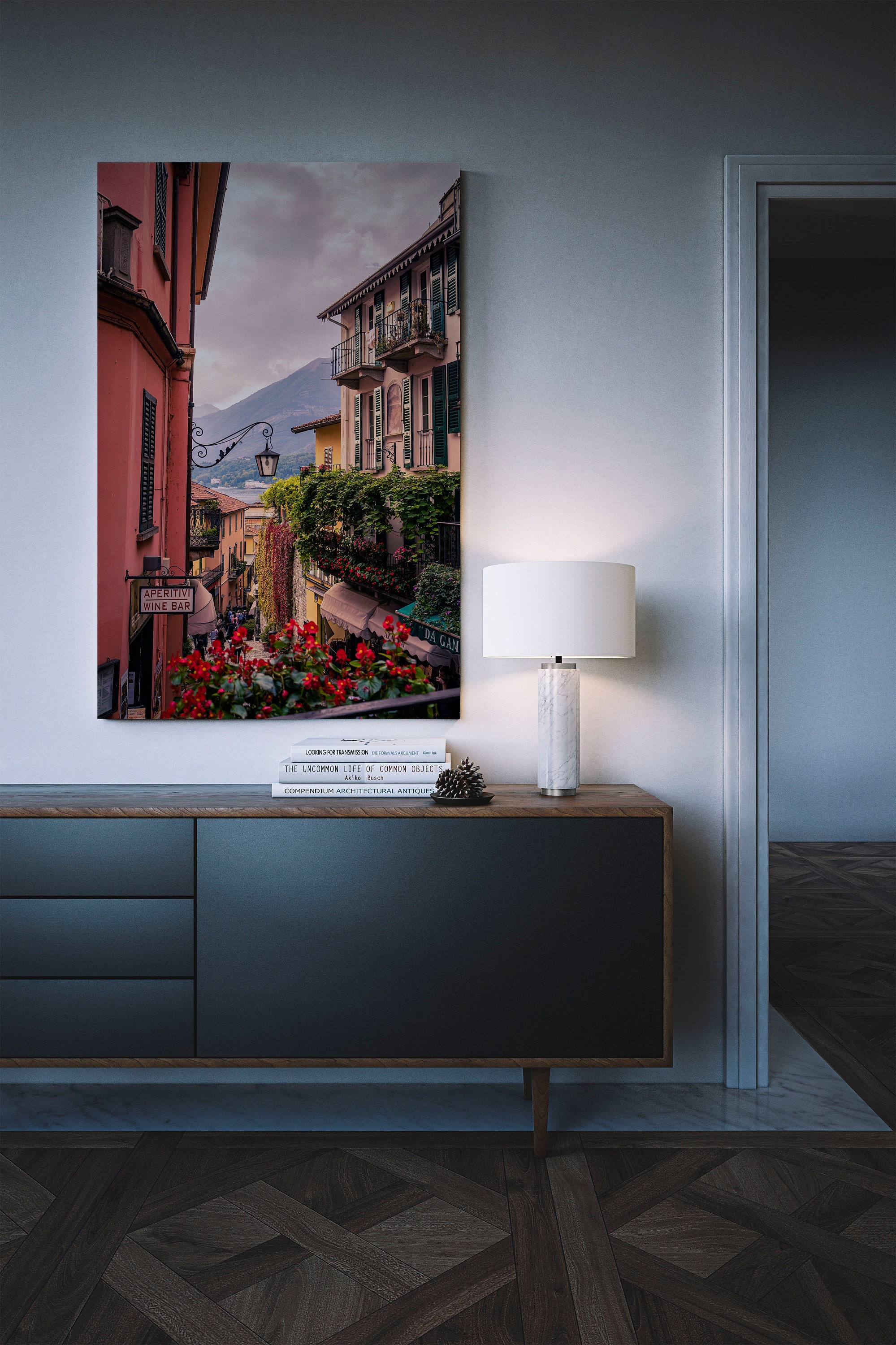 Light the Way, Bellagio, Lake Como, Italy, Ivy Art, Italian Art ...