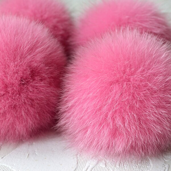 Pink Pompoms - Etsy