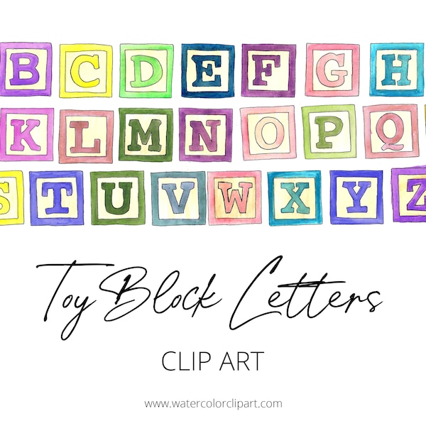 Block Letters - Etsy