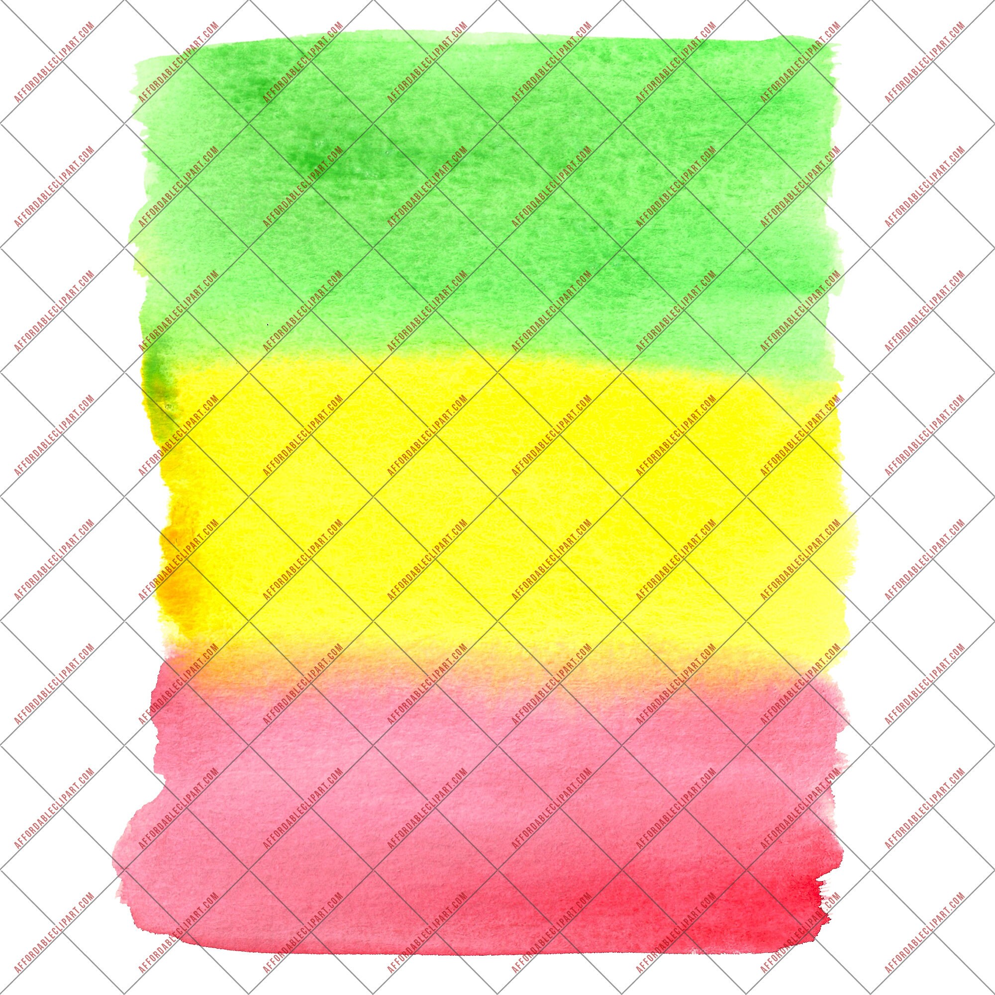 Watercolor Background Ombre Multicolor Swash INSTANT | Etsy