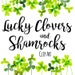 Lucky Clovers and Shamrocks Clip Art Shamrock Clip Art St. | Etsy
