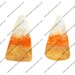 Watercolor Halloween Candy Corn Clip Art for Commercial Use, Cute ...