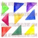 Watercolor Triangles Clip Art, Shapes Clip Art, INSTANT DOWNLOAD ...
