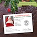 Printable Santa Driver's License, Santa Lost Driver License Printable ...