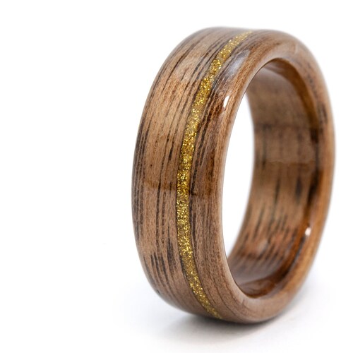 Wood Ring Women 5 Year Anniversary Wooden Engagement Rings - Etsy