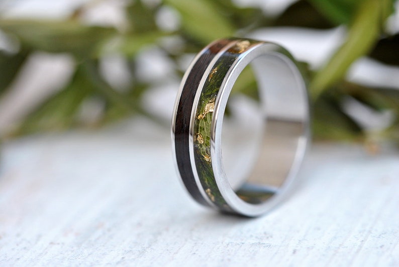 Titanium Wedding Band Titanium Ring Titanium Wedding Band Set - Etsy