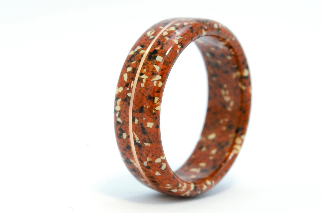 Red Agate Ring, Red Agate Engagement Ring, Red Mens Wedding Bands, Red ...