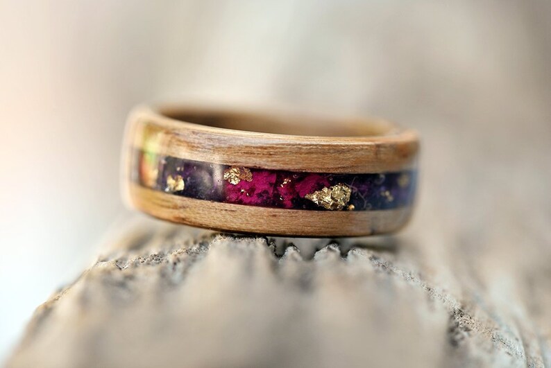Wood Ring Women 5 Year Anniversary Wooden Engagement Rings - Etsy